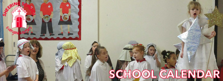 School Calendar « Sheering School – Everyone Matters